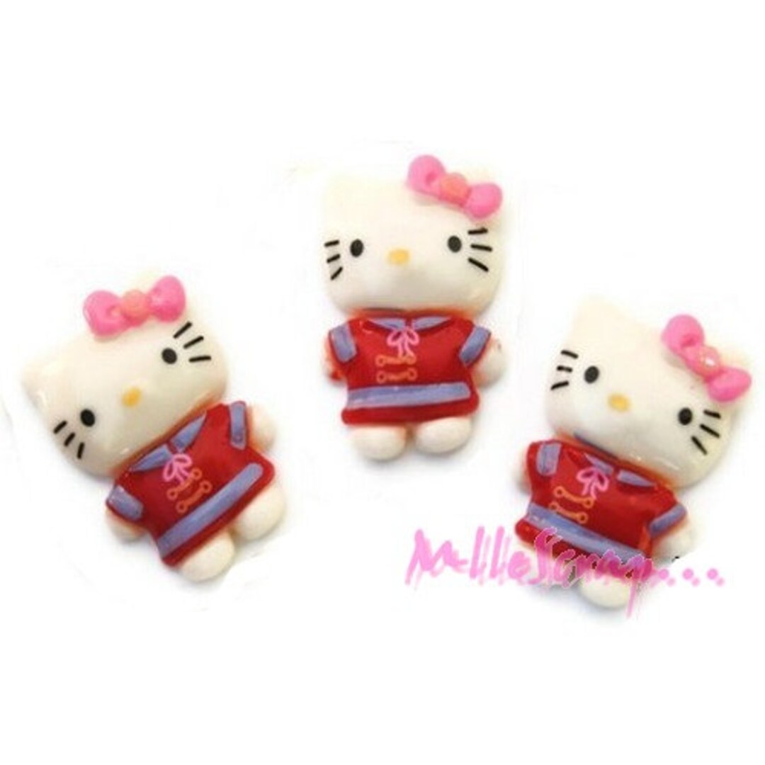 Cabochons Cats, Red Cats, Resin Cat, Scrapbooking Embellishment, 3 ...