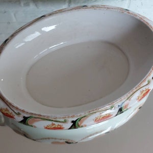 Myott Son & Co England "angelica" Imperial Semi Porcelain Large Lidded ...