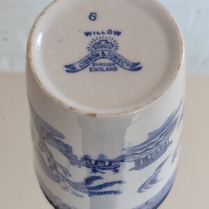 Rare "willow" Gibson & Sons Ltd Burslem England Beaker- Cup C1920 - Etsy