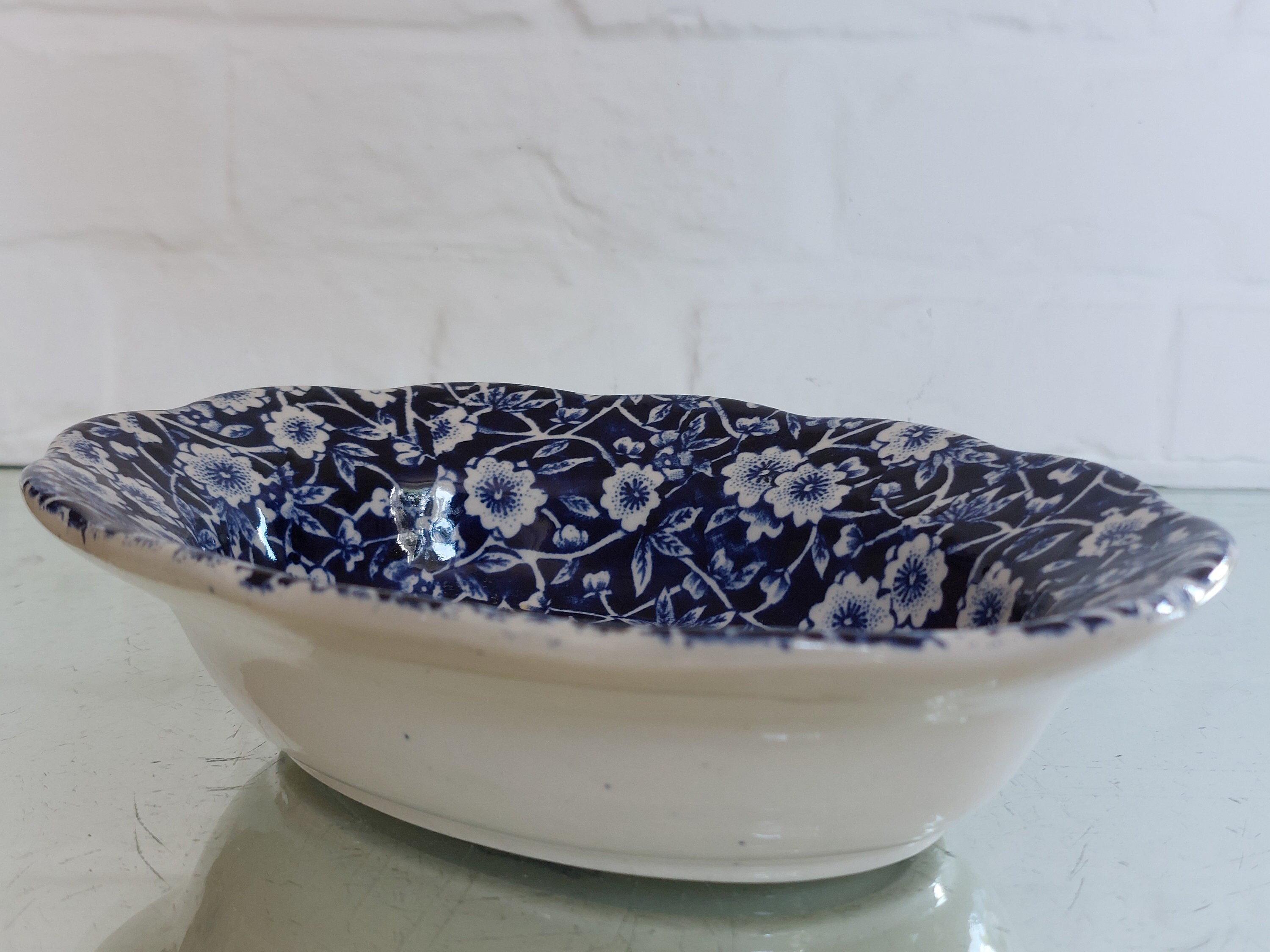 Scarce Calico Dish - Etsy