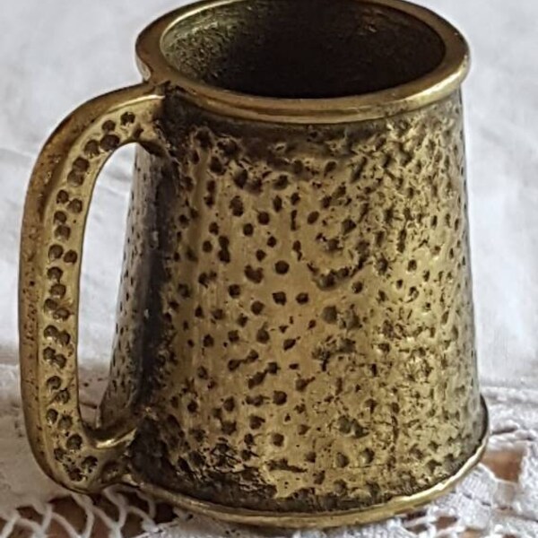 Brass Mug - Etsy