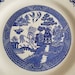 Vintage barratts of Staffordshire Pottery Willow Dinner Plates 3 ...