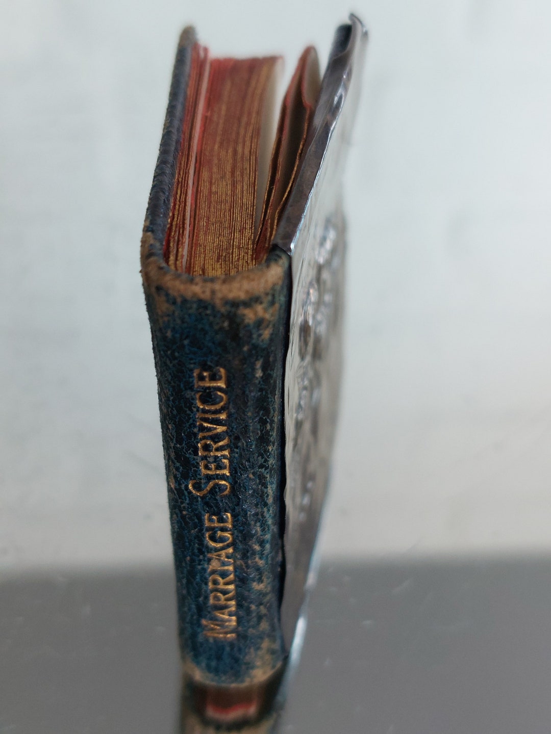 RARE Miniature Silver Cover Book "the Solemnization of Matrimony ...