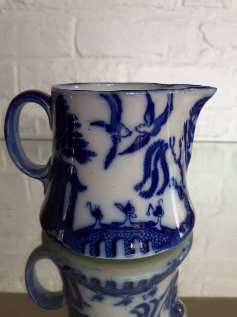 Rare Antique Doulton Burslem Flow Blue Willow Pattern 3 - Etsy UK