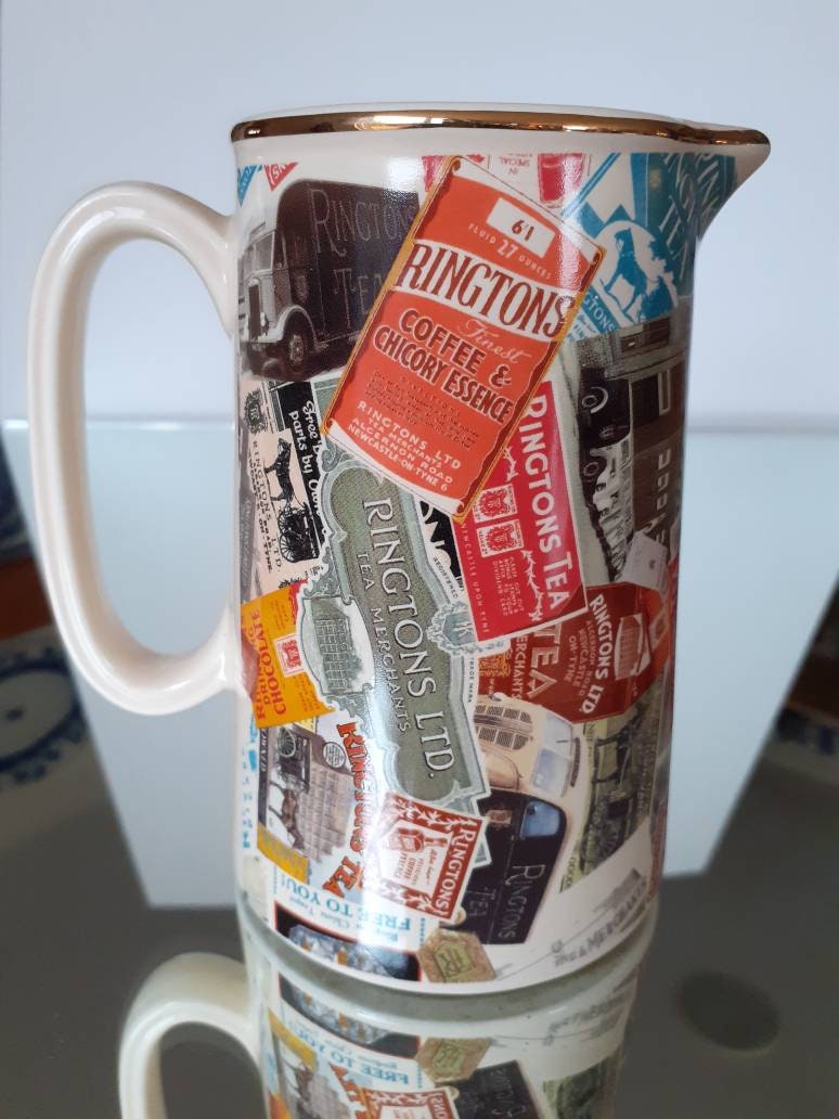 Ringtons Tea Label Water Jug Wade Ceramics Ltd 5.7 Tall | Etsy