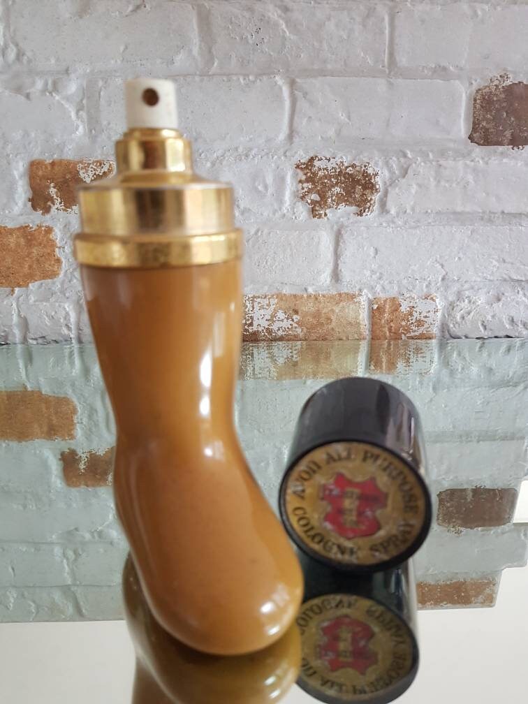 Vintage Set of 2 avon Leather Cologne Boot Shaped - Etsy UK