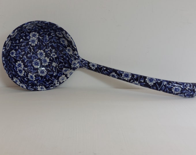 Rare Stunning Burleigh Staffordshire "calico" Pattern LARGE Ladle! - Etsy