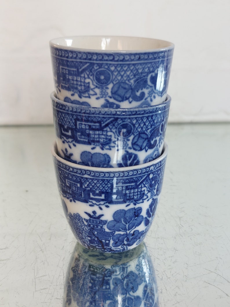 RARE Fenton Victoria Porcelain willow Pattern 3 - Etsy