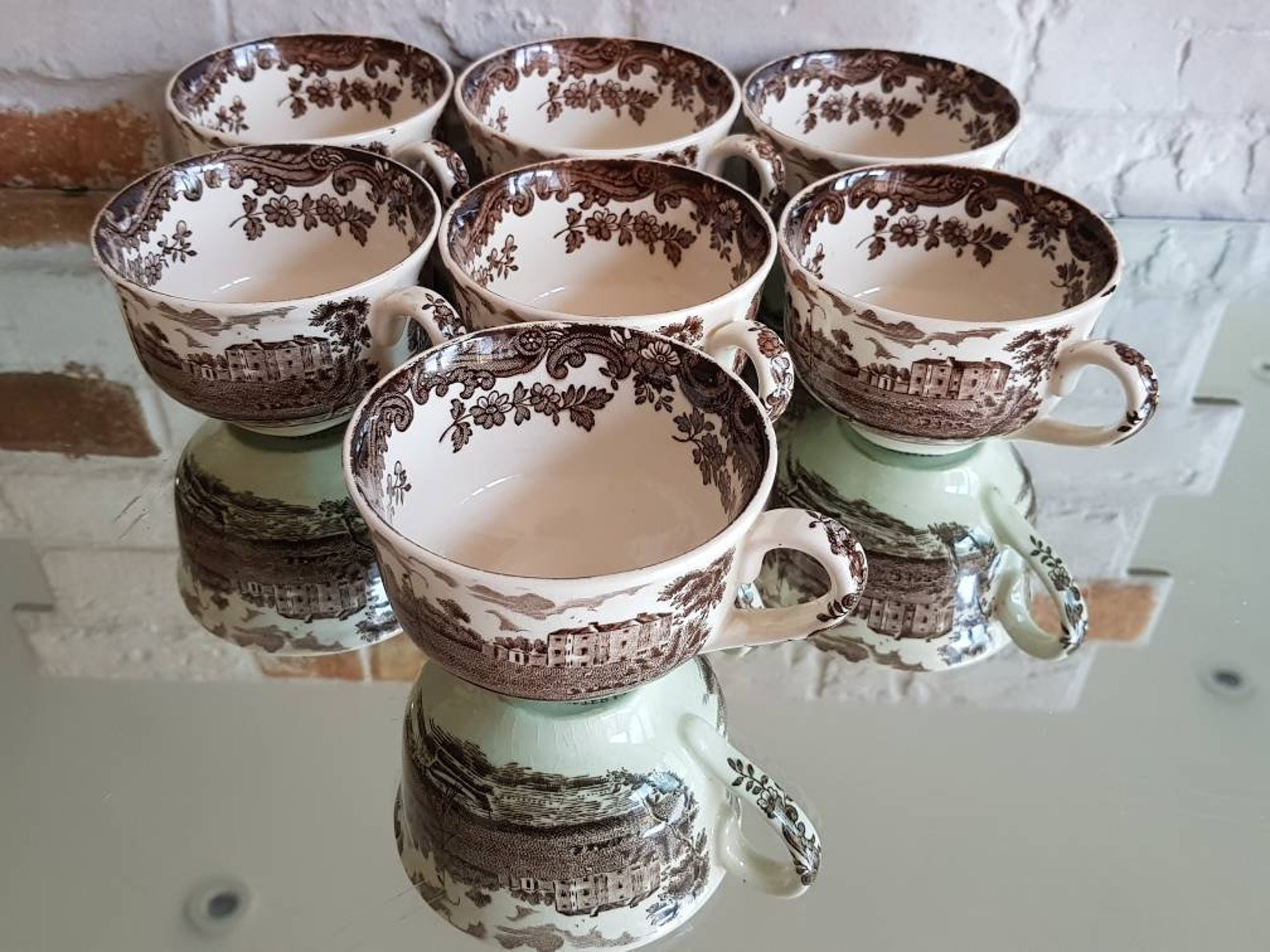 Royal Worcester palissy 1790 Avon Scenes Set of 6 - Etsy