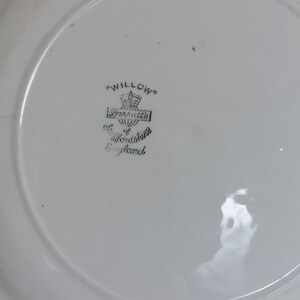 Vintage "barratts of Staffordshire" Pottery Willow Large 10" Dinner ...