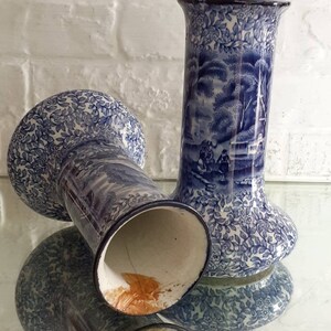 RARE Pair of Vases "ye Olde Foley Ware" by James Kent Fenton- 6" Tall ...