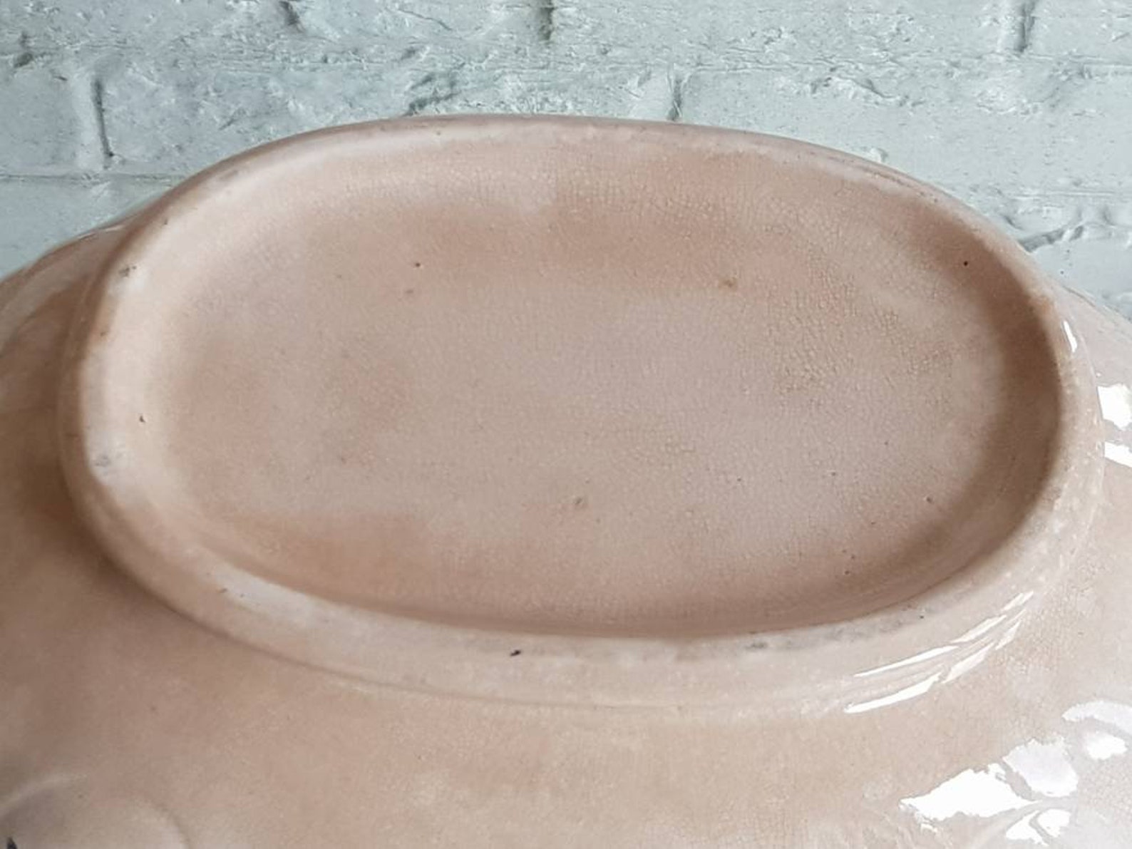 X Large Antique Blue & White Ceramic Tureen 13 Long | Etsy