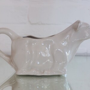 Frederick Rathbone Burgess Middleport White + Black Cow Milk Jug ...