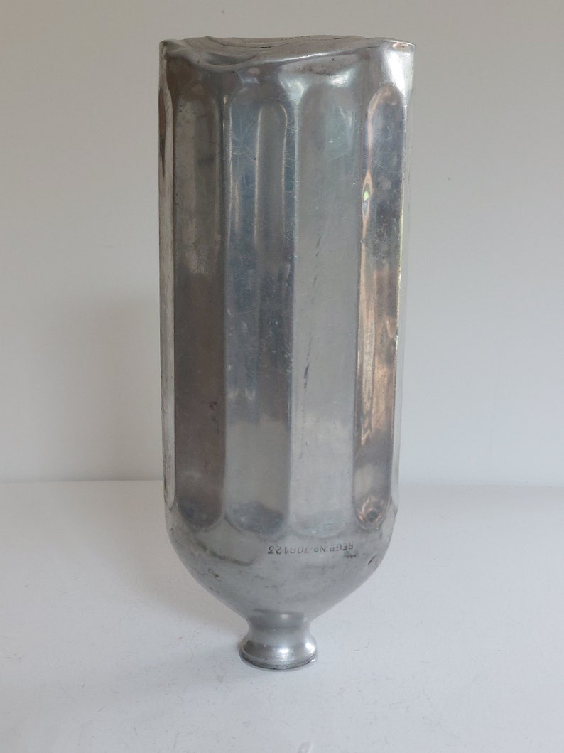 Rare WW1- WW2 "diamond" British Made Pure Aluminum Water Bottle- Flask ...