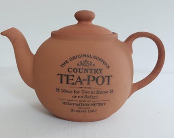 Vintage the Original Suffolk Henry Watson Pottery Terracotta Coffee ...