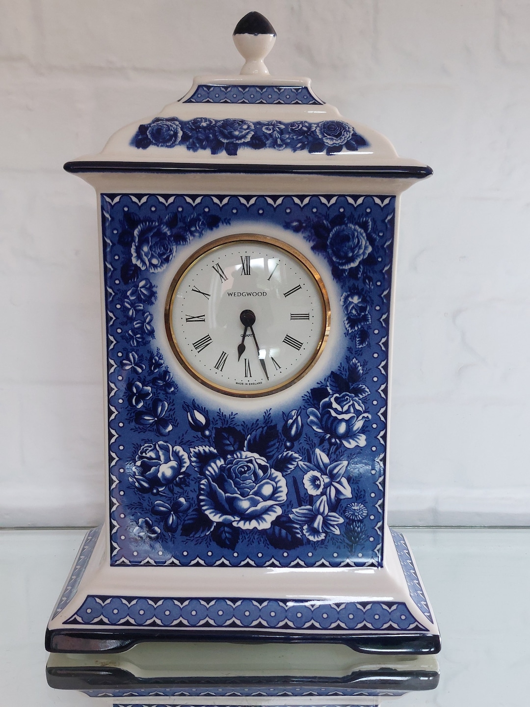 The Official Wedgwood Queen's Ware "golden Jubilee Clock" - Etsy