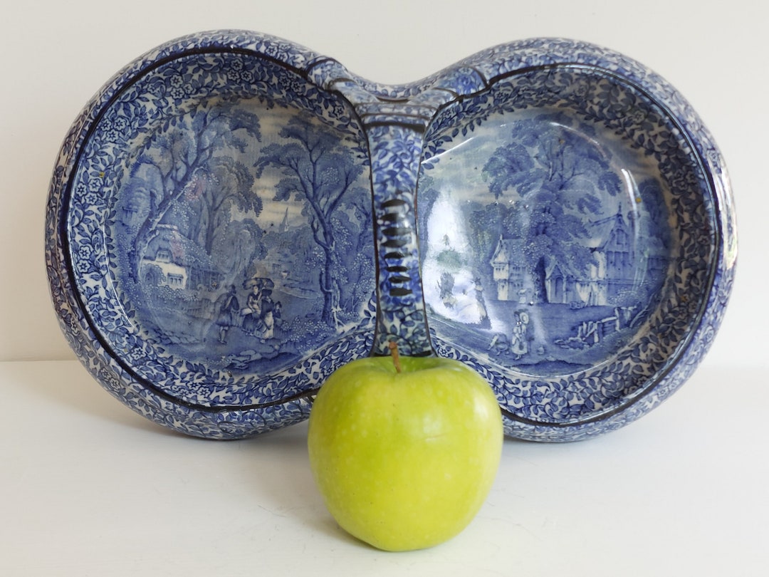 RARE J Kent Fenton X LARGE Bowl With Handle "ye Olde Foley Ware" C1900 ...