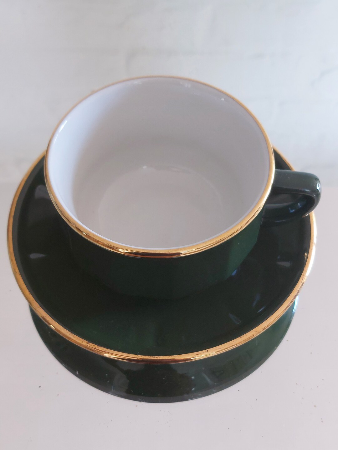 Vintage Apilco Porcelaine France Coffee Cup Saucer Made in - Etsy