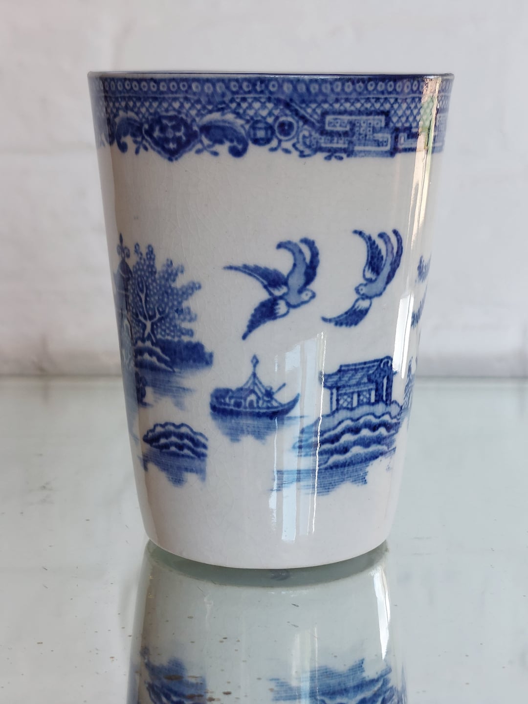 Rare "willow" Gibson & Sons Ltd Burslem England Beaker- Cup C1920 - Etsy
