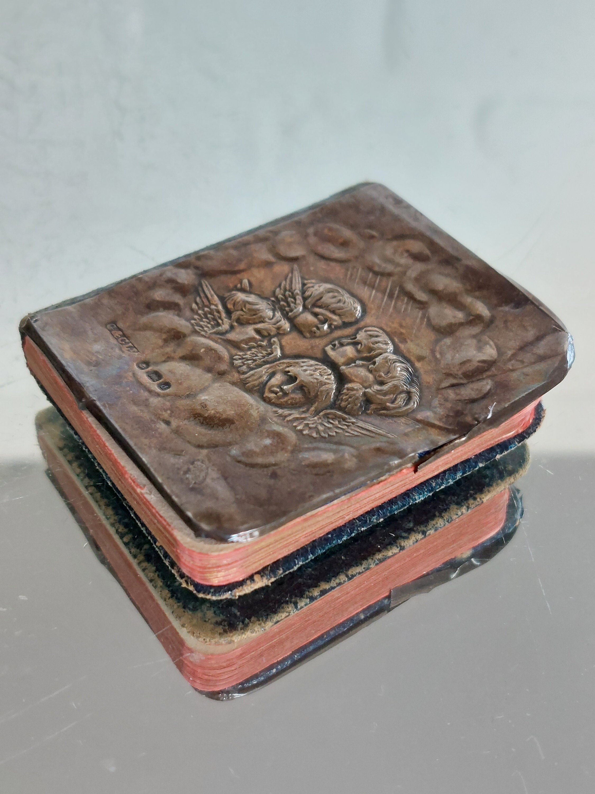 RARE Miniature Silver Cover Book "the Solemnization of Matrimony ...