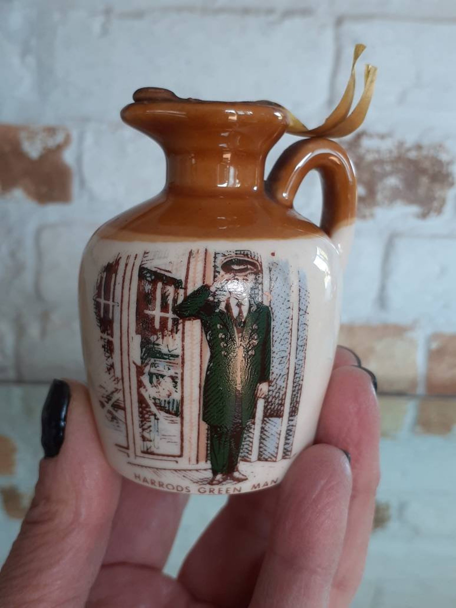 Small Pair of Lindisfarne Mead Ceramic Mini Flagon Harrods | Etsy