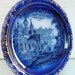 Large Antique Victorian Flow Blue Plate C1800s - Etsy