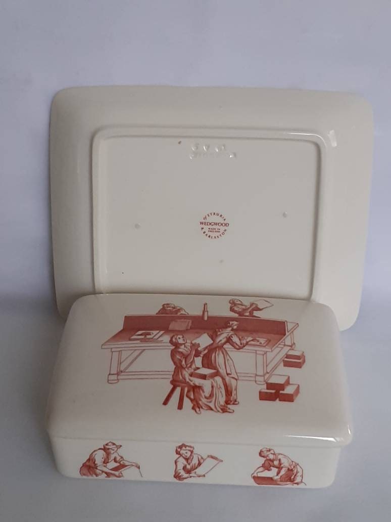 Original Wedgwood Wiggins Teape Group Papermakers Butter Dish | Etsy ...
