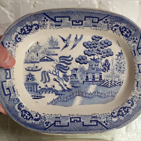 Willow Pattern Plate - Etsy