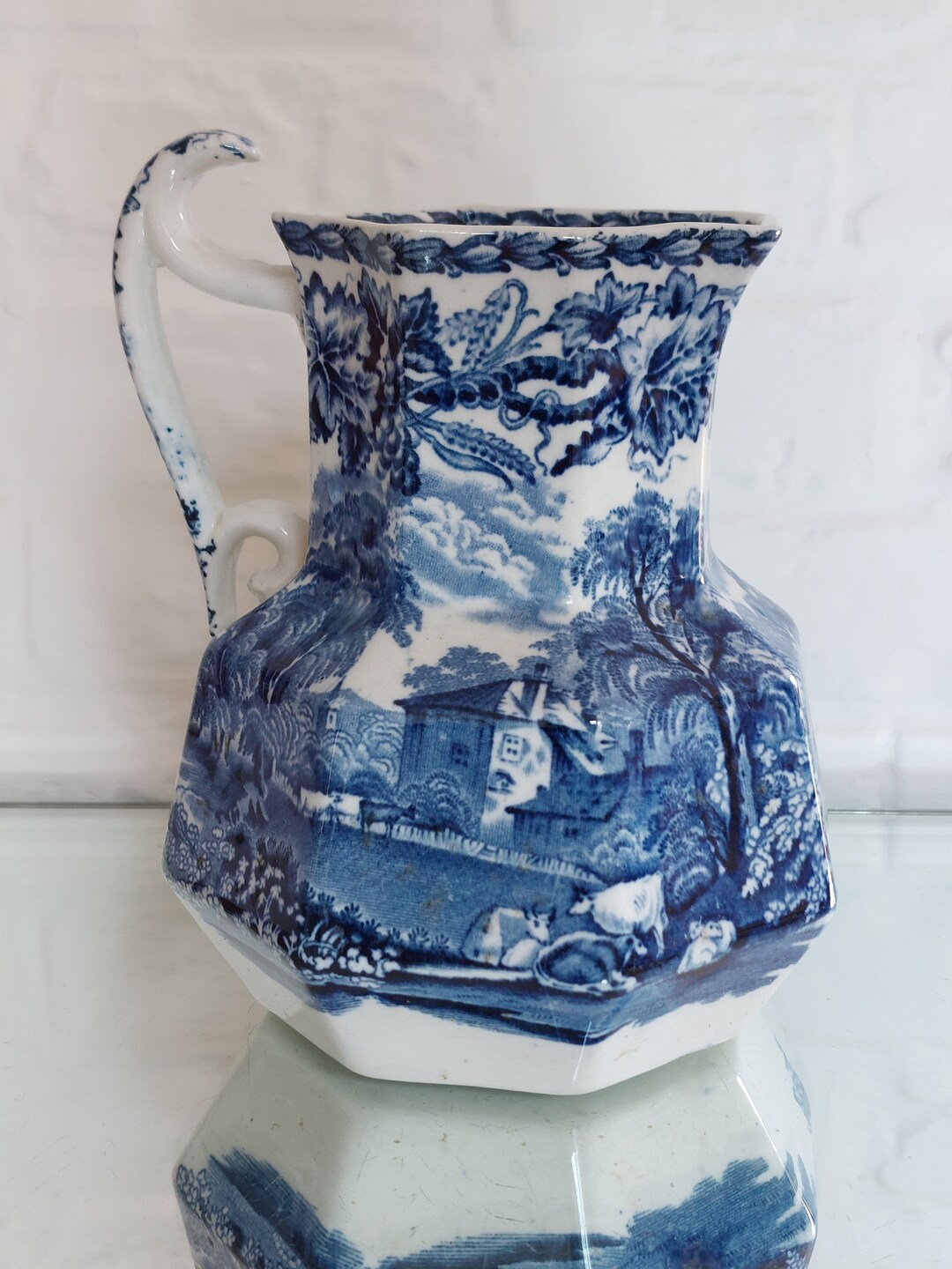 Antique british Scenery Booths Silicon China Large - Etsy