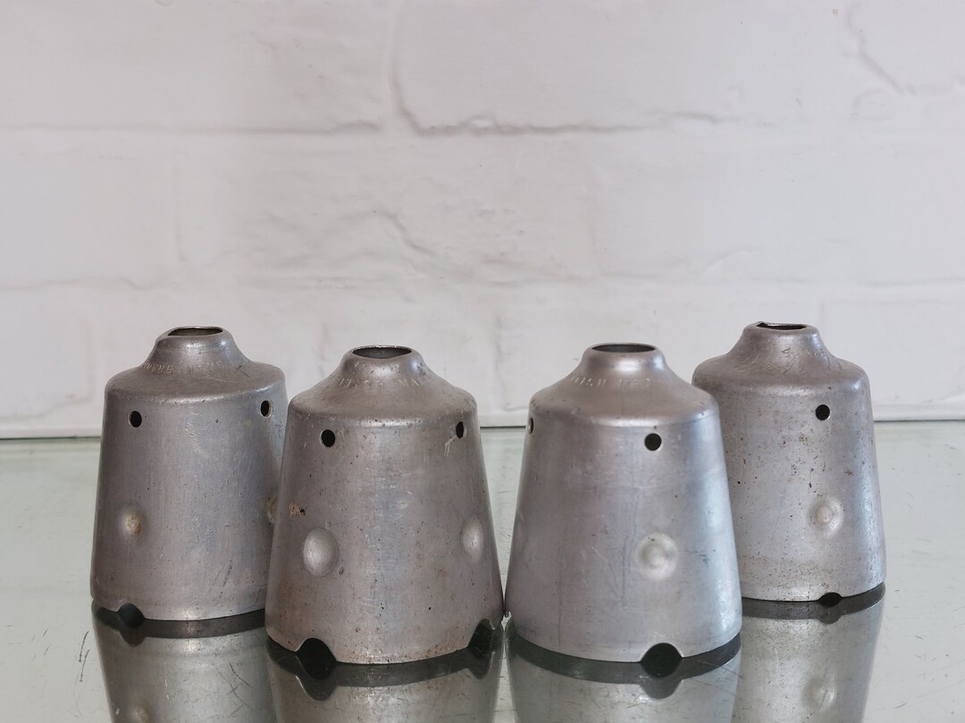 RARE WWW2 Utility 2nd World War Metal Pie Funnels Vents Swan Brand X 4 ...