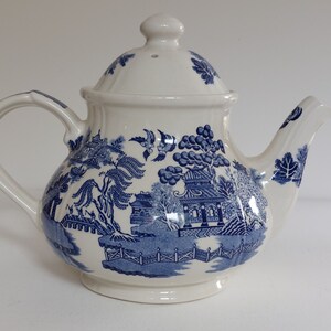 Churchill England "willow" Pattern 12 Pieces Coffee/ Tea Set- Perfect ...