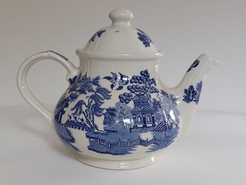 Churchill England "willow" Pattern 12 Pieces Coffee/ Tea Set- Perfect ...