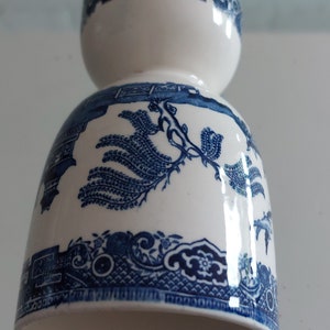 Antique Blue White willow Pattern Double Ended - Etsy