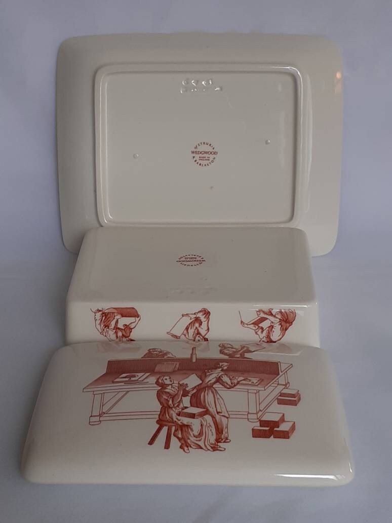 Original Wedgwood Wiggins Teape Group Papermakers Butter Dish | Etsy ...