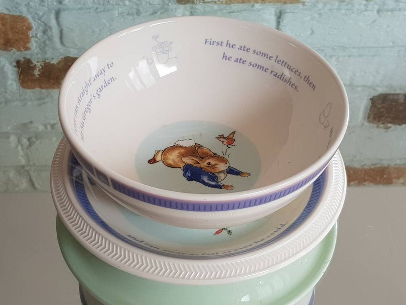 Wedgwood Peter Rabbit 3 Piece Set in Original Box Brand NEW | Etsy
