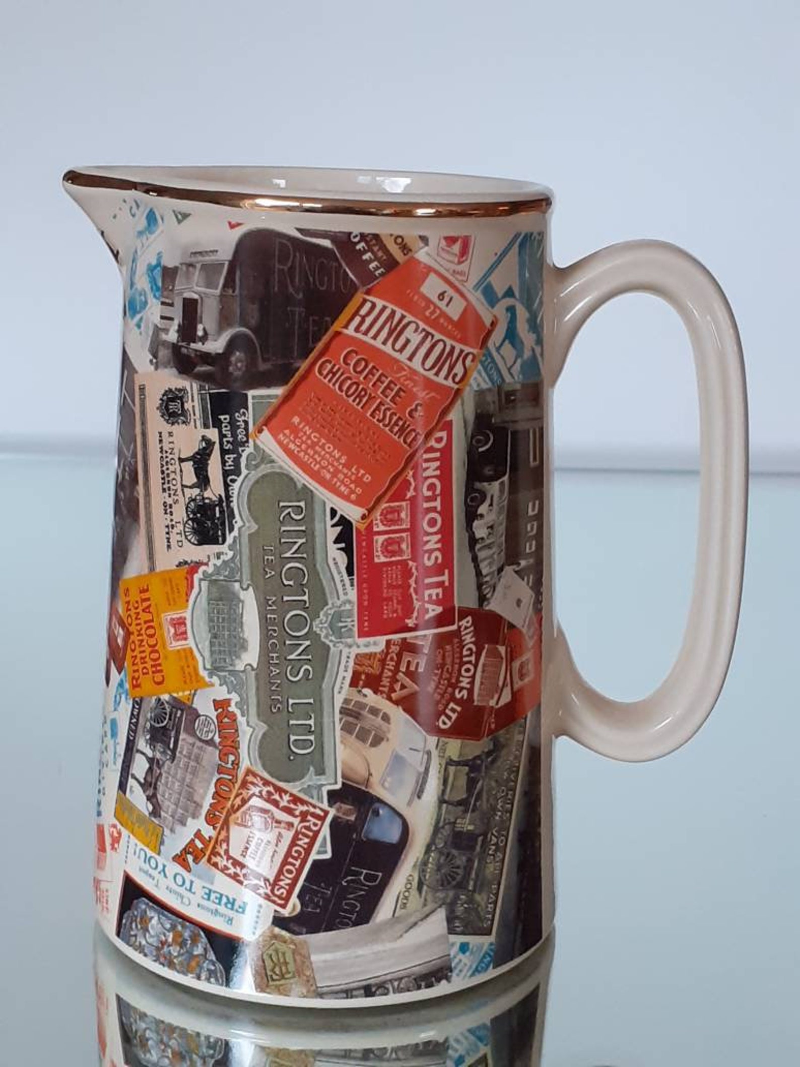 Ringtons Tea Label Water Jug Wade Ceramics Ltd 5.7 Tall - Etsy UK