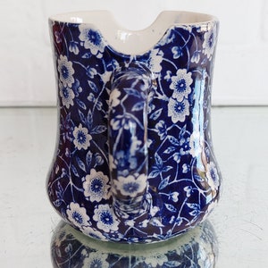 Rare Vintage Burleigh Cobalt Blue Calico Chintz Shaving Mug C1920 - Etsy