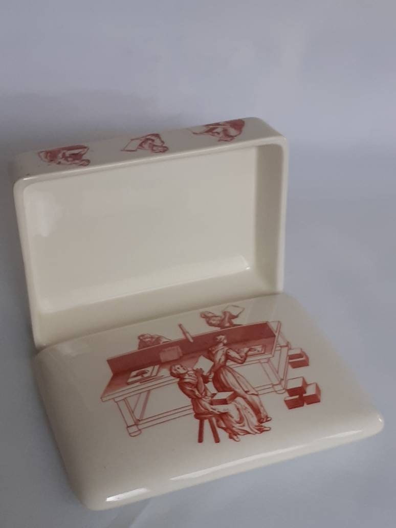 Original Wedgwood Wiggins Teape Group Papermakers Butter Dish | Etsy ...