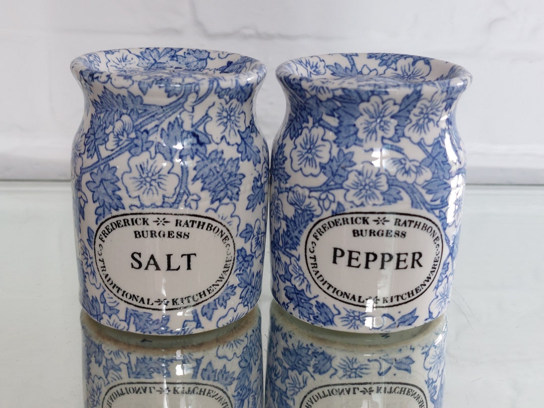 Frederick Rathbone Burgess Chintz Middleport Salt Pepper Pots Perfect ...