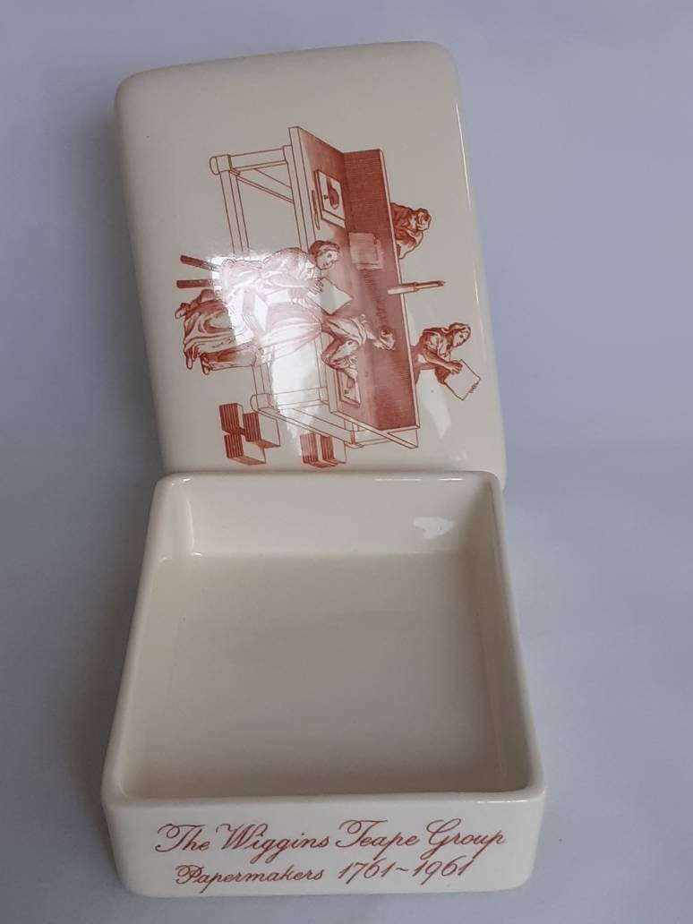Original Wedgwood Wiggins Teape Group Papermakers Butter Dish | Etsy ...
