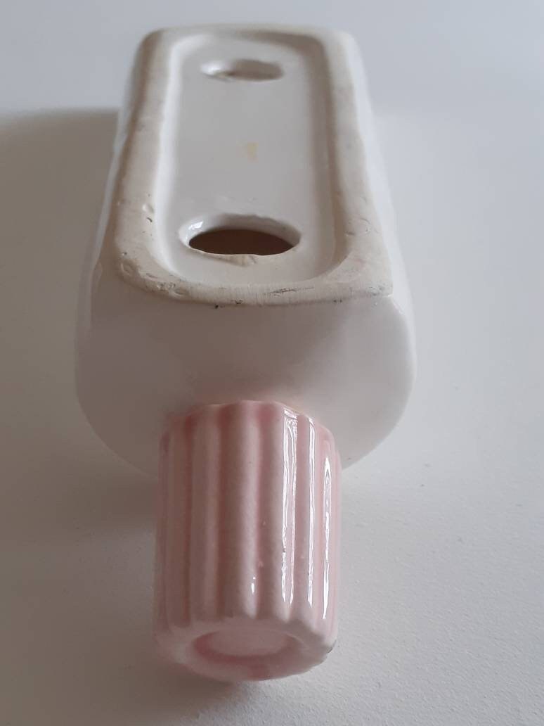 Rare Vintage LARGE Ceramic Toothpaste Holder- Fun & Unusual Item- 10 ...