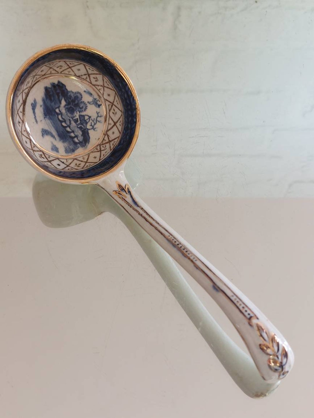 Rare Booths "real Old Willow" Pattern 8" Small Sauce Ladle! - Etsy