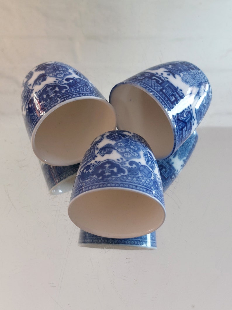 RARE Fenton Victoria Porcelain willow Pattern 3 - Etsy