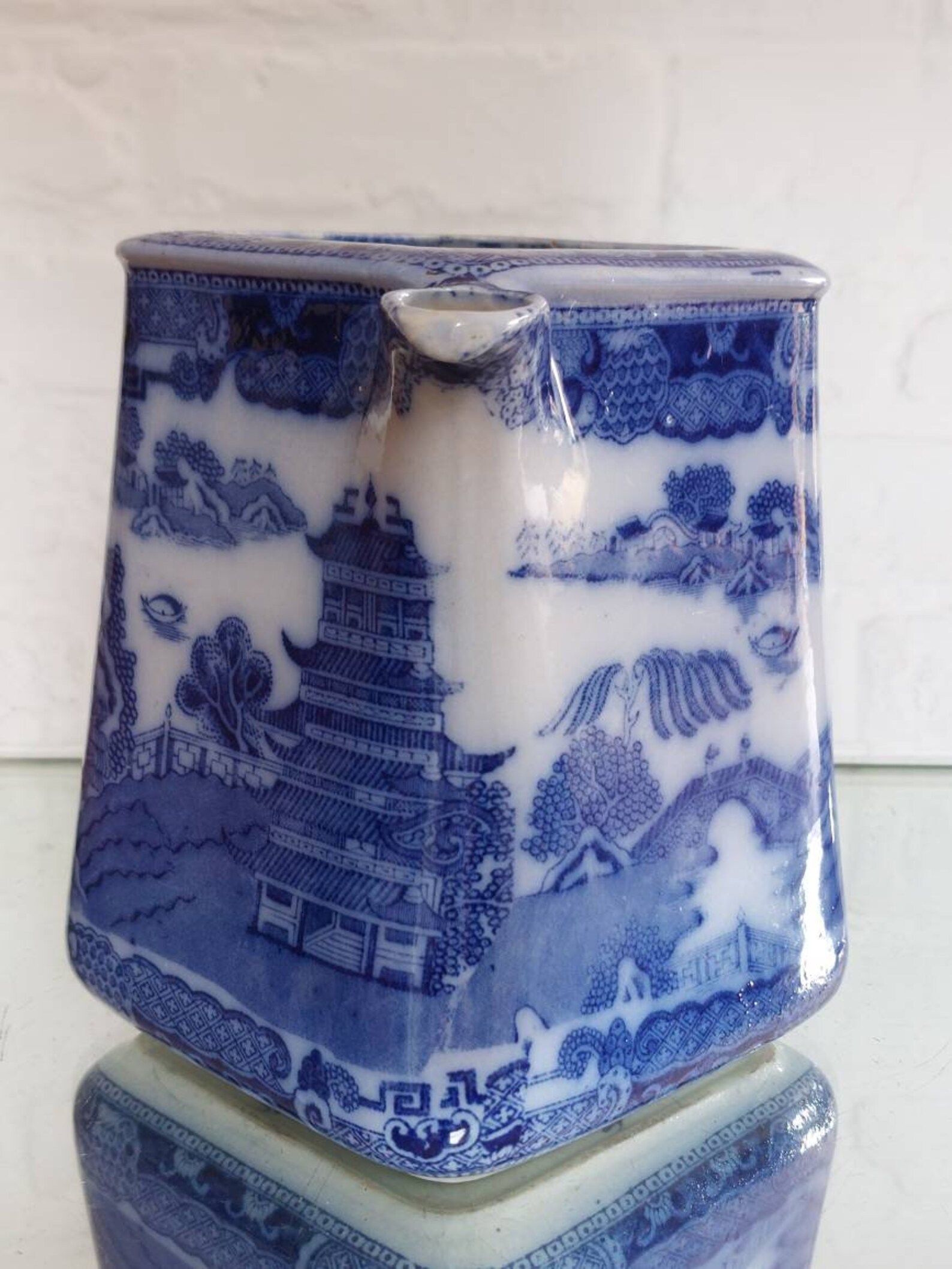 Rare Antique 1920's Original Ringtons Flow Blue Tea - Etsy UK