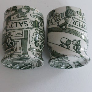 Rare Mathilda's Kitchen Burgess and Leigh Salt Pepper Pots Shakers - Etsy