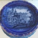 Large Antique Victorian Flow Blue Plate C1800s - Etsy