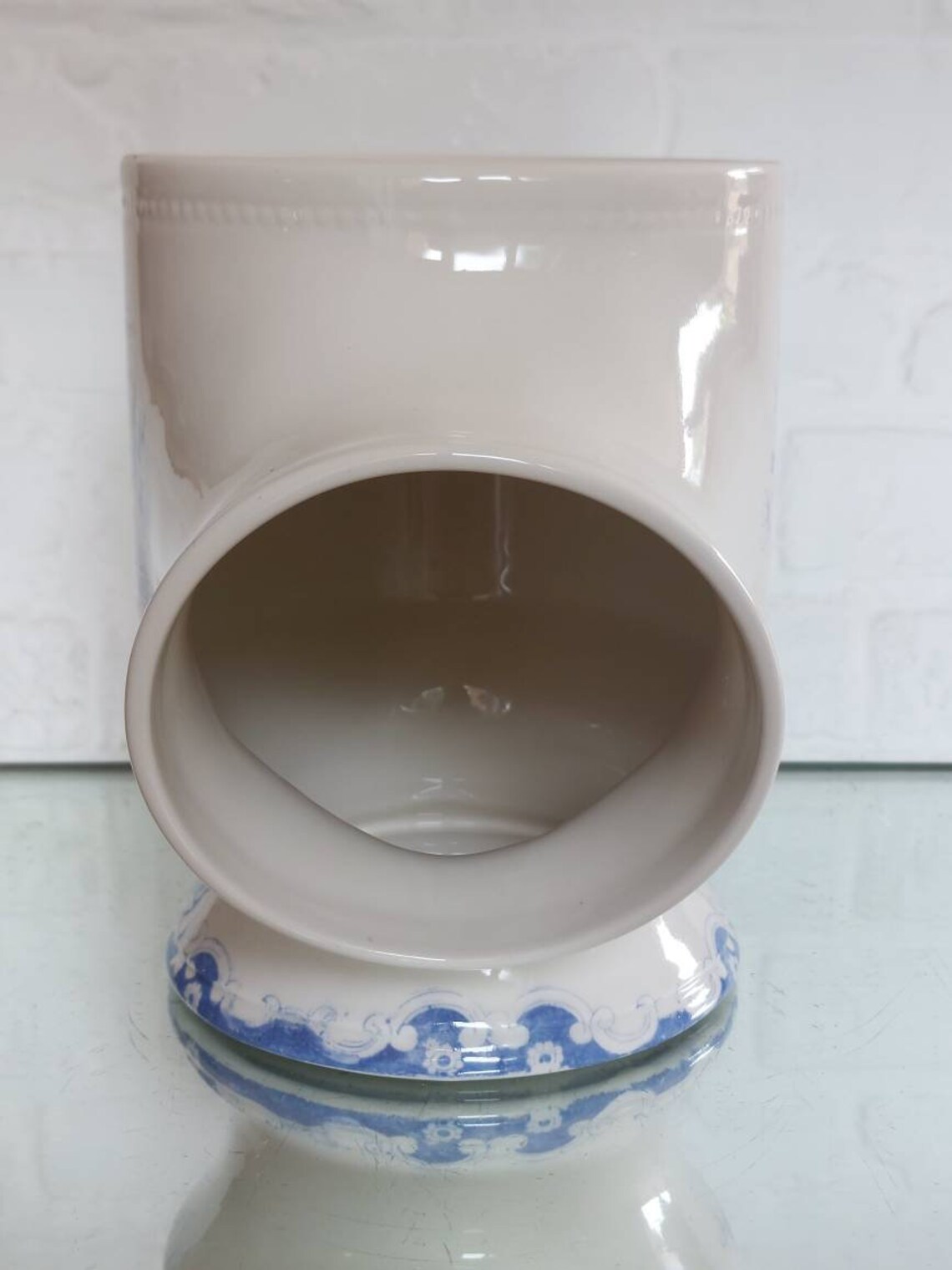 RARE Burleigh celeste LARGE Salt Pig by Fortnum - Etsy UK