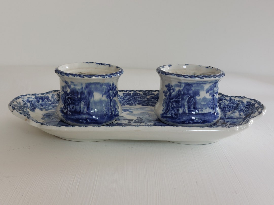 Rare Antique Booths Silicon China "british Scenery" Serving Tray + 2 ...