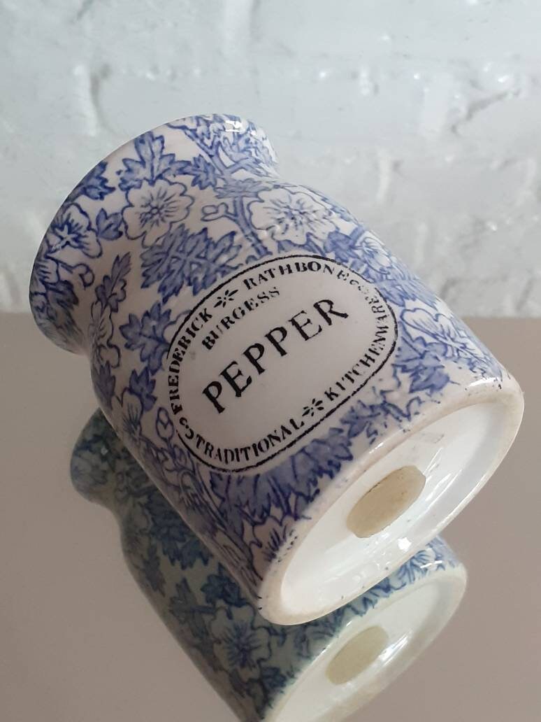 Burleigh Frederick Rathbone Burgess Pepper Pot Rare Find - Etsy UK