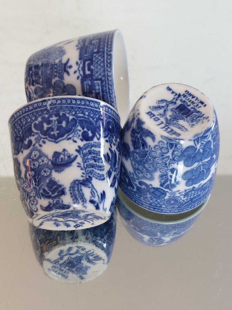 RARE Fenton Victoria Porcelain willow Pattern 3 - Etsy
